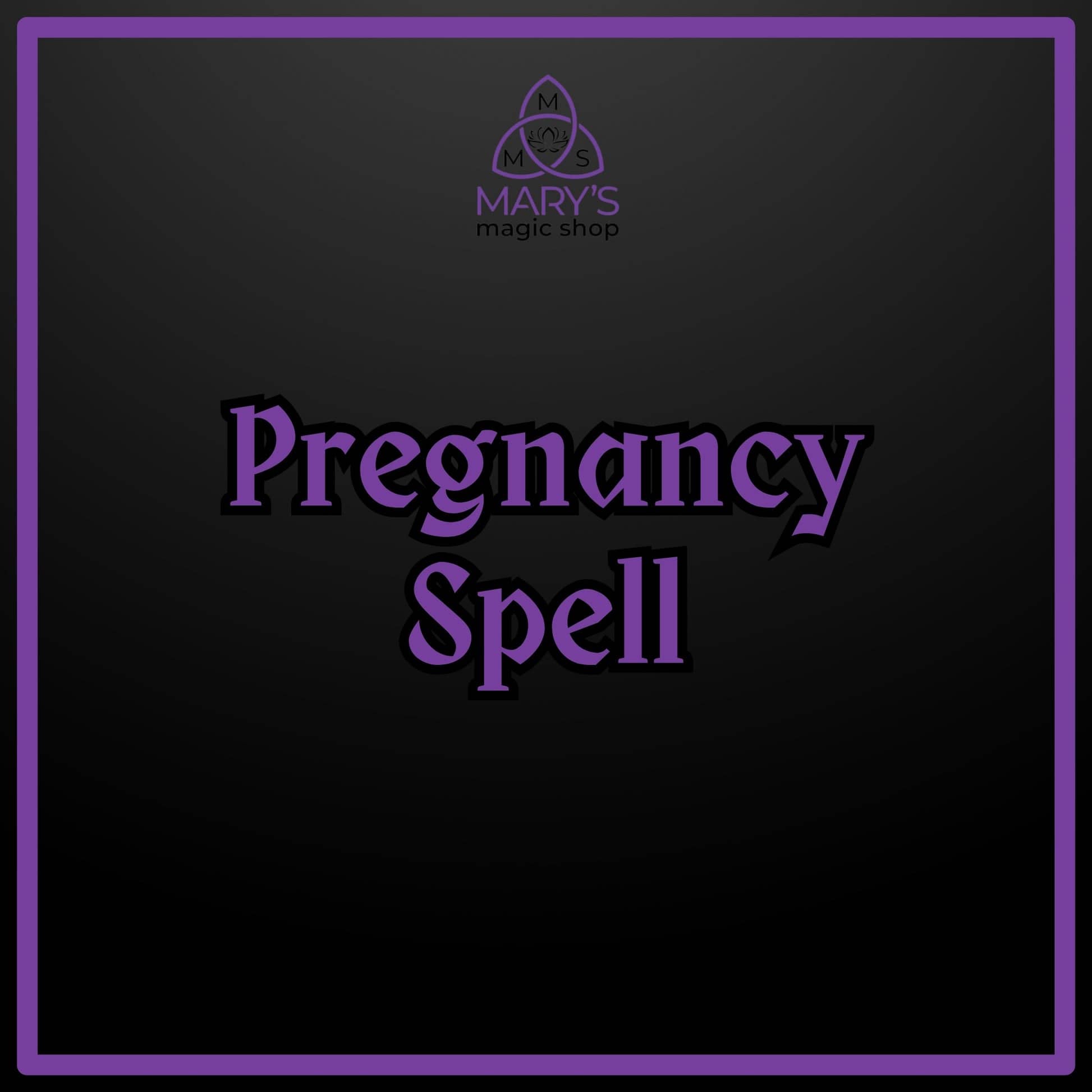 Pregnancy Spell | Fertility Spell – Mary's Magic Shop
